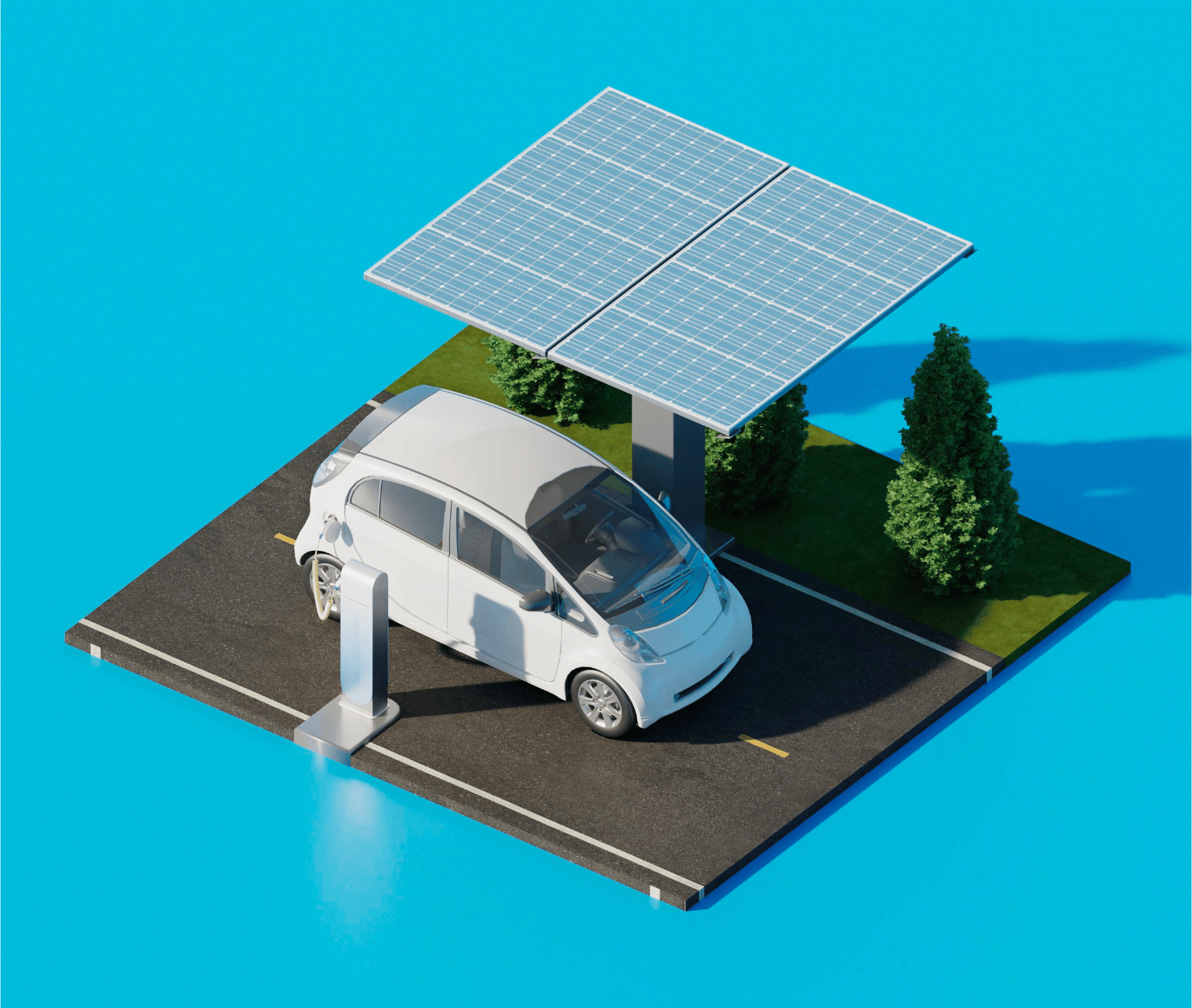 Rooftop Solar Panel Box Can Charge EVs Off the Grid - David Steel & Powur